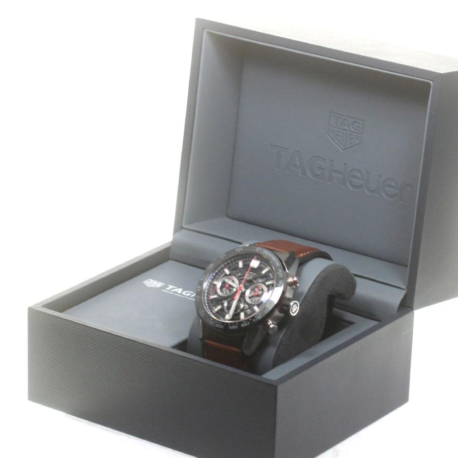 TAG HEUER タグホイヤー CBG2A10 カレラ キャリバーホイヤー02 クロノグラフ デイト 自動巻き メンズ 美品 内箱付き ...