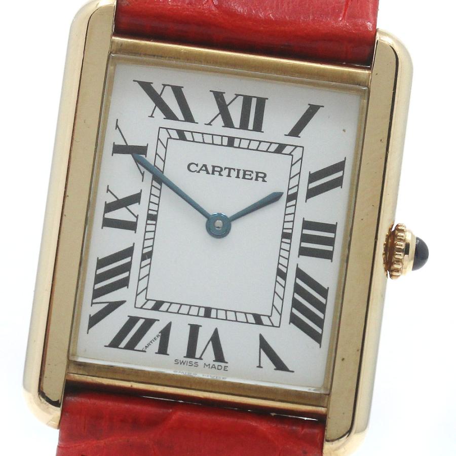Cartier カルティエ CARTIER W1018855 タンクソロ クォーツ メンズ _870733 : CLOSER Yahoo ...