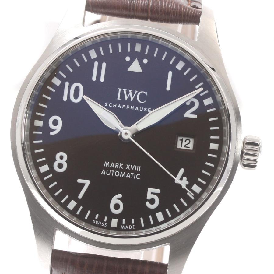 IWC SCHAFFHAUSEN IW327003 パイロット・ウォッチ・マーク XVIII デイト 自動巻き メンズ 箱・保証書付き ...