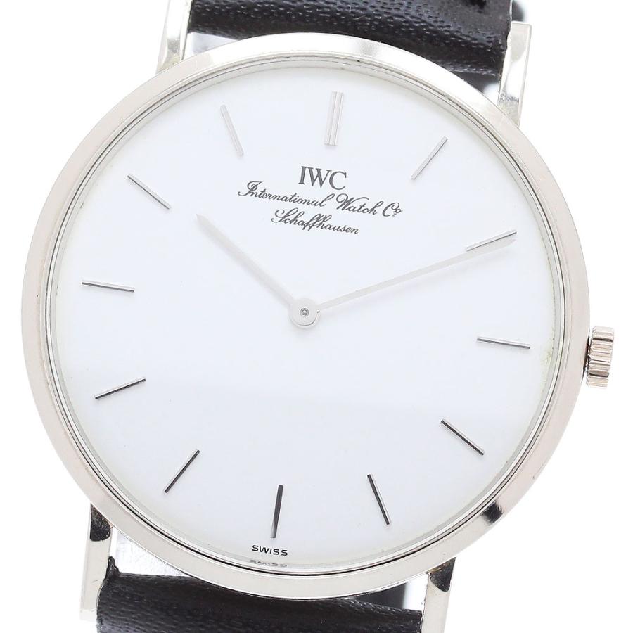 IWC SCHAFFHAUSEN（IWCシャフハウゼン） IWC IWC SCHAFFHAUSEN K18WG 手巻き メンズ _870921 : CLOSER Yahoo!ショップ - 通販 ...