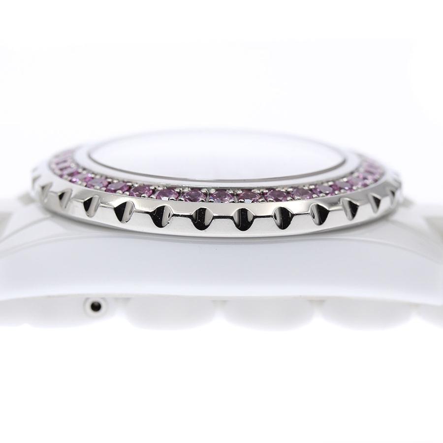 CHANEL シャネル H2010 J12 ピンクサファイアベゼル 白セラミック 12Pダイヤ クォーツ レディース _871493 : CLOSER Yahoo!ショップ - 通販 ...