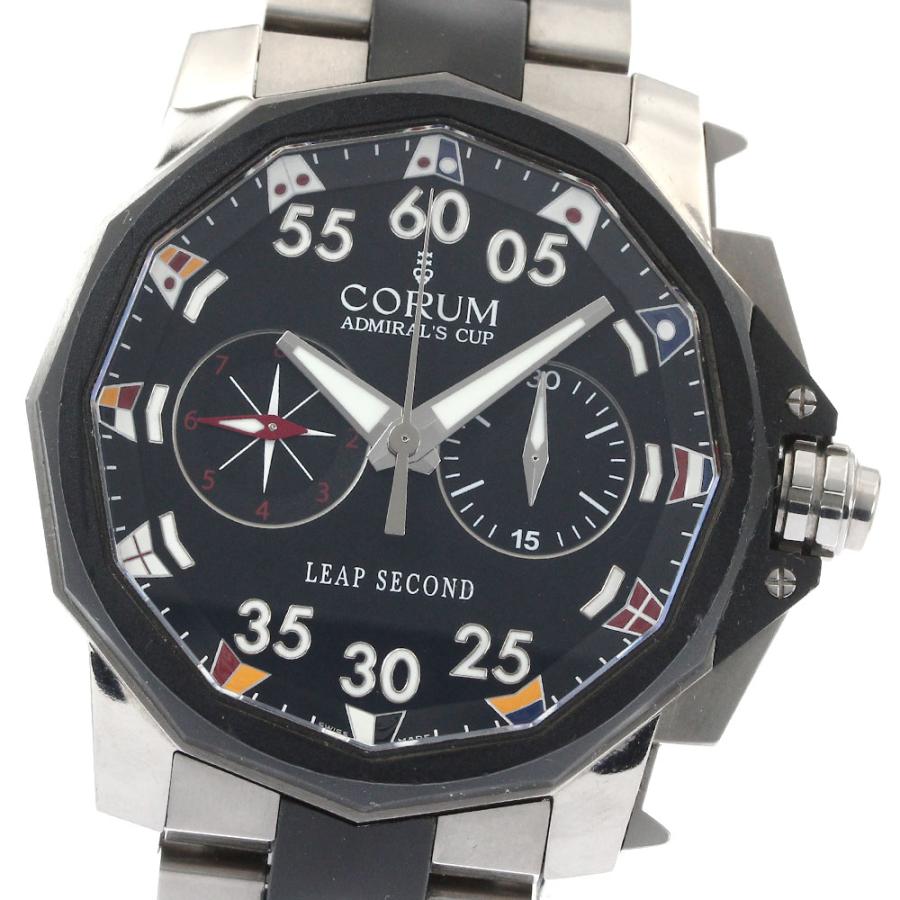 CORUM コルム 895.931.06/V791 AN92 アドミラルズカップ リープセコンド クロノグラフ 自動巻き メンズ ...