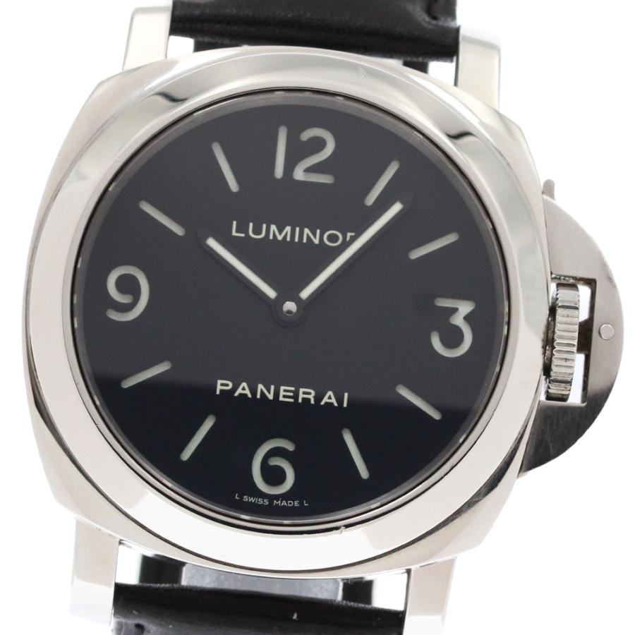 OFFICINE PANERAI パネライ PAM00112 ルミノールベース 44MM 手巻き メンズ _871656 : CLOSER Yahoo!ショップ - 通販 - Yahoo!ショッピング
