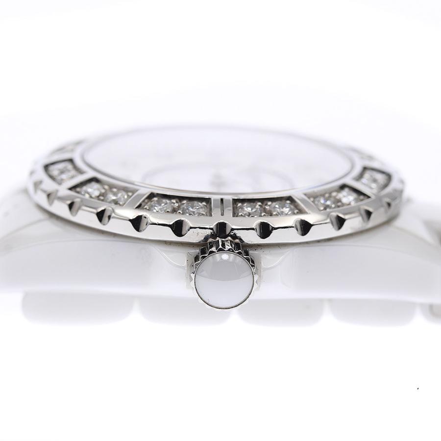 CHANEL シャネル H2430 J12 白セラミック ダイヤベゼル デイト 11P クォーツ メンズ _871707 : CLOSER ...