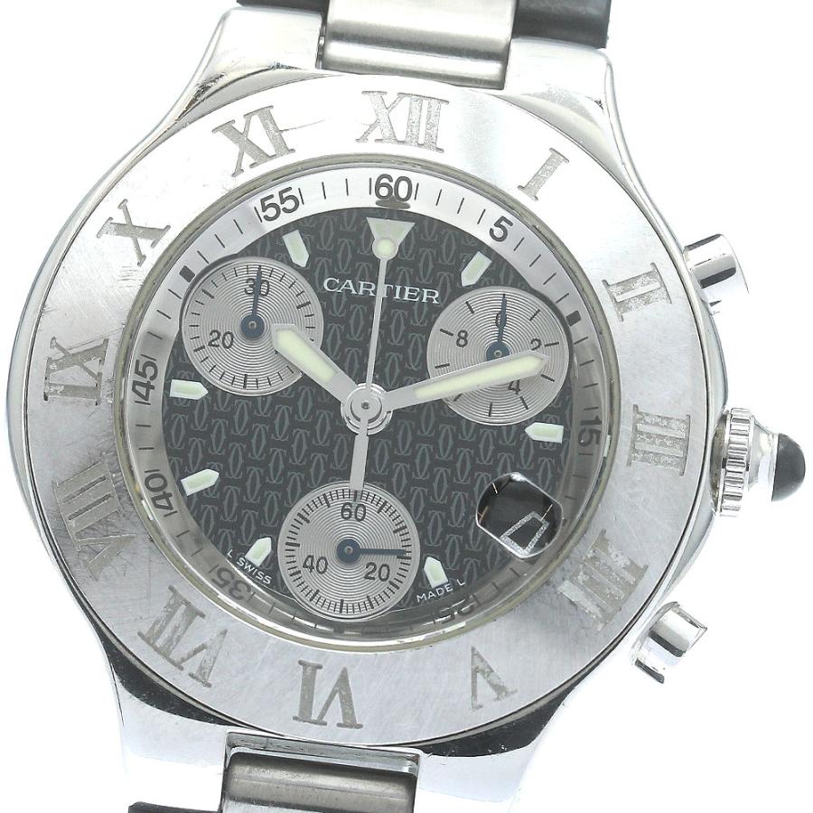 Cartier カルティエ CARTIER W10125U2 クロノスカフ デイト クォーツ メンズ _871950 : CLOSER Yahoo!ショップ - 通販 - Yahoo!ショッピング
