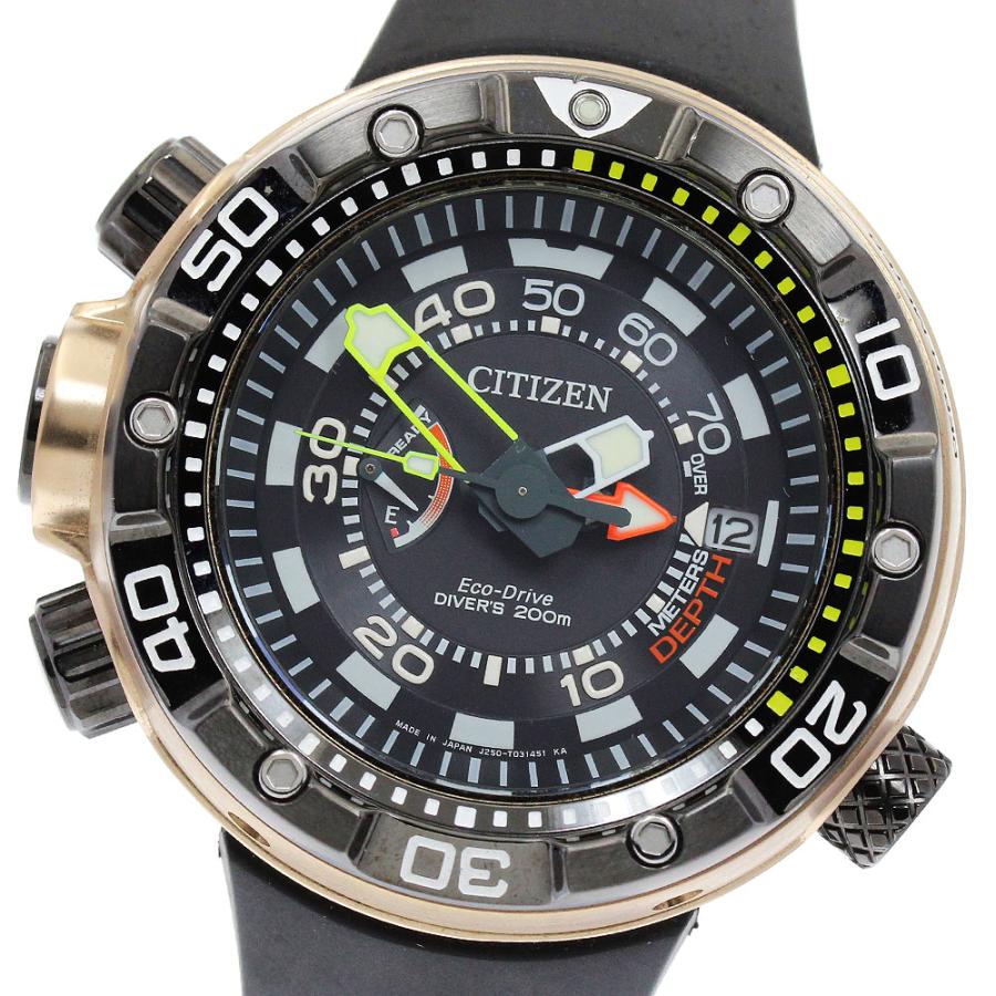 CITIZEN シチズン J250-S092205/BN2025-02E プロマスター アクアランド エコドライブ ソーラー メンズ 良品 箱 ...