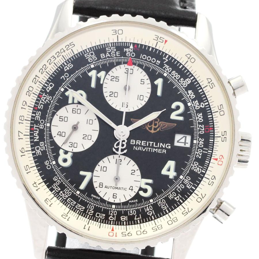 ブライトリング BREITLING A13322 ナビタイマー クロノグラフ デイト 自動巻き メンズ 保証書付き_873202 ...