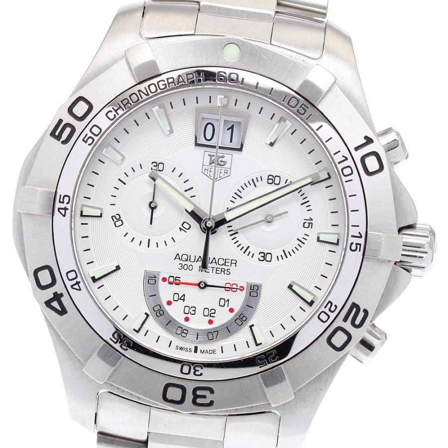 TAG HEUER タグホイヤー CAF101B アクアレーサー グランドデイト クロノグラフ クォーツ メンズ 美品 _873273 : CLOSER Yahoo!ショップ - 通販 ...