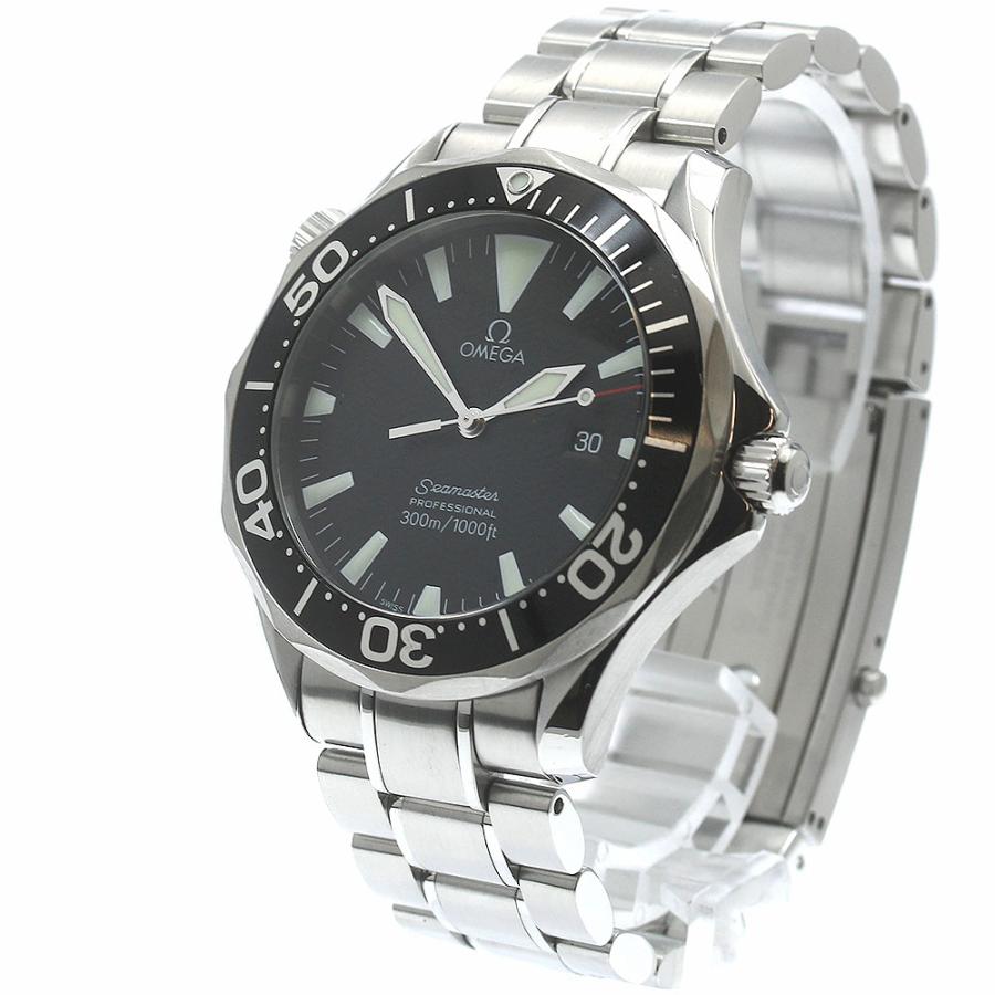 OMEGA オメガ 2264.50 シーマスター300 デイト クォーツ メンズ _874055 : CLOSER Yahoo!ショップ - 通販 - Yahoo!ショッピング