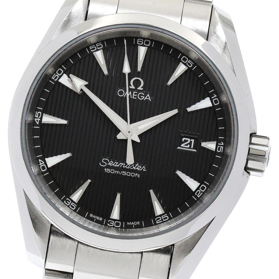 OMEGA オメガ 231.10.39.61.06.001 シーマスター アクアテラ デイト クォーツ メンズ 良品 箱・保証書付き ...