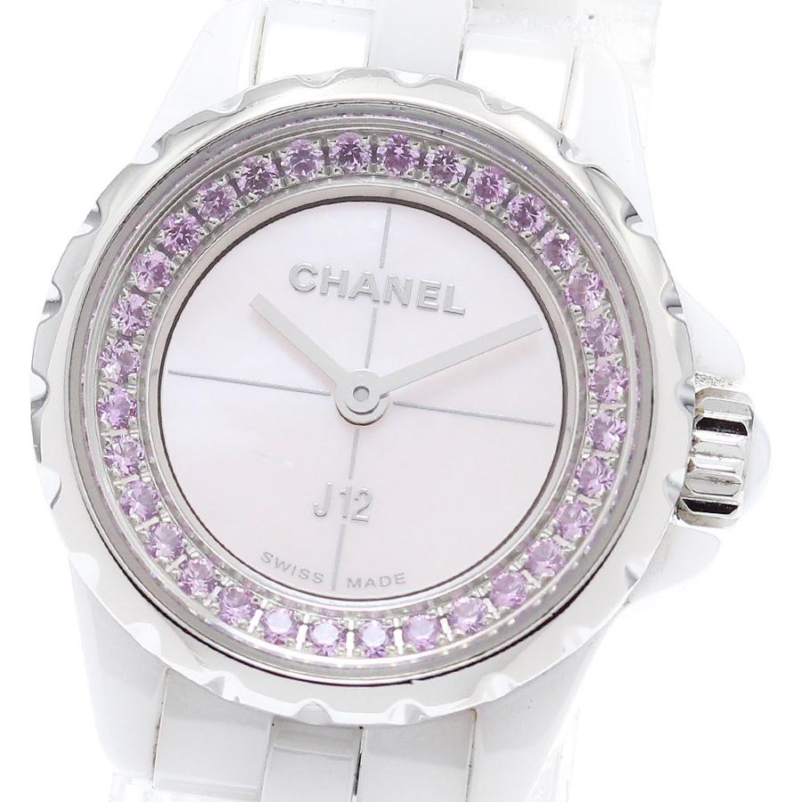 CHANEL シャネル H5512 J12 XS ピンクサファイア 白セラミック 1200本限定 クォーツ レディース 箱・保証書付き_874540 : CLOSER Yahoo!ショップ ...