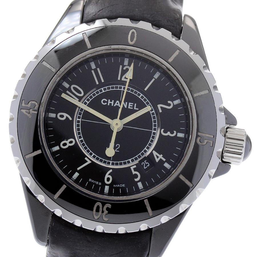 CHANEL シャネル H0680 J12 33MM 黒セラミック 革ベルト クォーツ レディース _874755 : CLOSER Yahoo!ショップ - 通販 - Yahoo!ショッピング