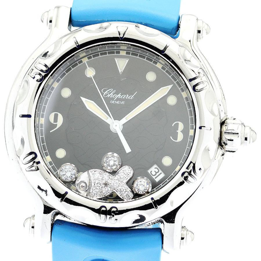 Chopard ショパール 8347 ハッピースポーツ ハッピーフィッシュ デイト クォーツ メンズ _874866 : CLOSER Yahoo!ショップ - 通販 - Yahoo!ショッピング