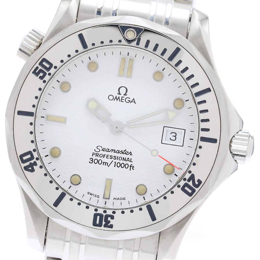 OMEGA オメガ 2562.20 シーマスター300 デイト クォーツ ボーイズ 箱・保証書付き_874960 : CLOSER Yahoo!ショップ - 通販 - Yahoo!ショッピング