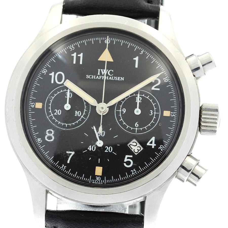 IWC SCHAFFHAUSEN IW374002 フリーガー デイト クロノグラフ クォーツ メンズ _875181 : CLOSER Yahoo!ショップ - 通販 - Yahoo!ショッピング