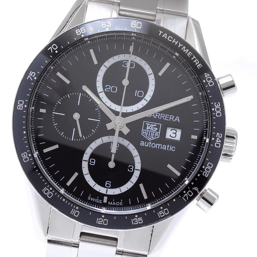 TAG HEUER タグホイヤー CV2010-3 カレラ クロノグラフ 自動巻き メンズ _875303 : CLOSER Yahoo!ショップ - 通販 - Yahoo!ショッピング
