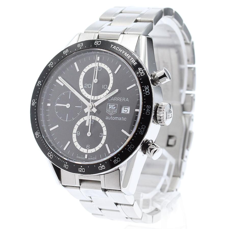 TAG HEUER タグホイヤー CV2010 カレラ クロノグラフ 自動巻き メンズ _875466 : CLOSER Yahoo!ショップ - 通販 - Yahoo!ショッピング