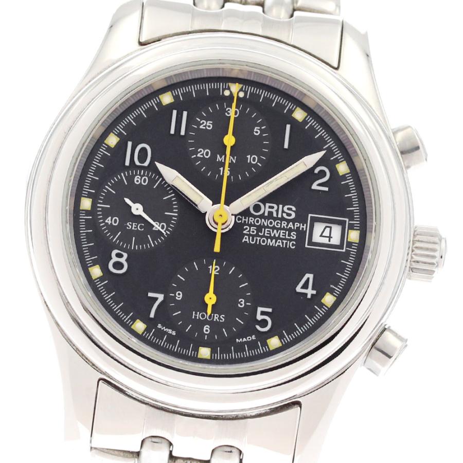 ORIS オリス 374.7493.40.64 クロノグラフ 自動巻き メンズ 保証書付き_875871 : CLOSER Yahoo!ショップ - 通販 - Yahoo!ショッピング