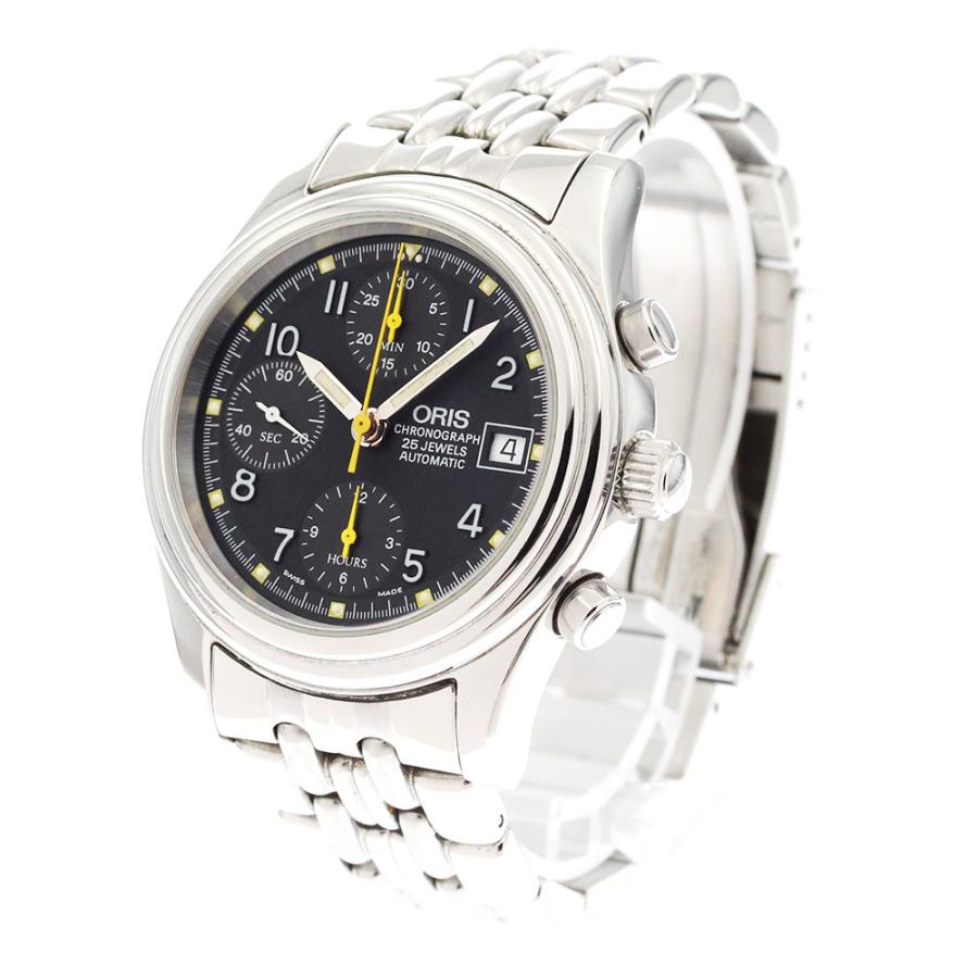 ORIS オリス 374.7493.40.64 クロノグラフ 自動巻き メンズ 保証書付き_875871 : CLOSER Yahoo!ショップ - 通販 - Yahoo!ショッピング