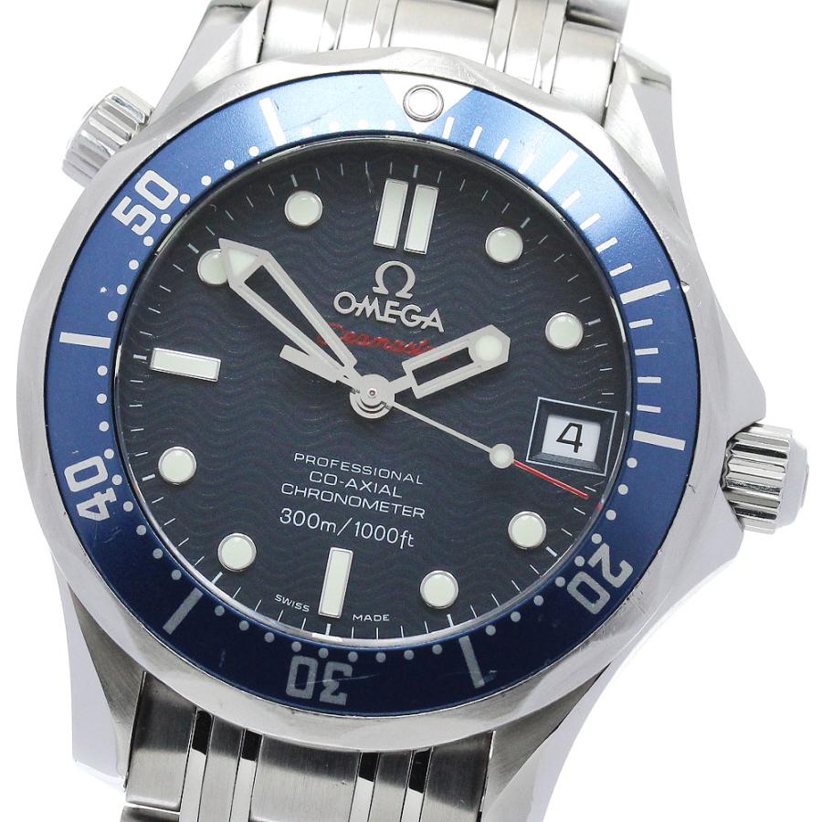 OMEGA オメガ 2222.80 シーマスター300 デイト コーアクシャル 自動巻き ボーイズ _876024 : CLOSER Yahoo!ショップ - 通販 - Yahoo!ショッピング