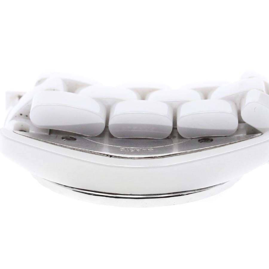 CHANEL シャネル H2572 J12 白セラミック ダイヤベゼル 8Pダイヤ クォーツ レディース 保証書付き_876075 ...