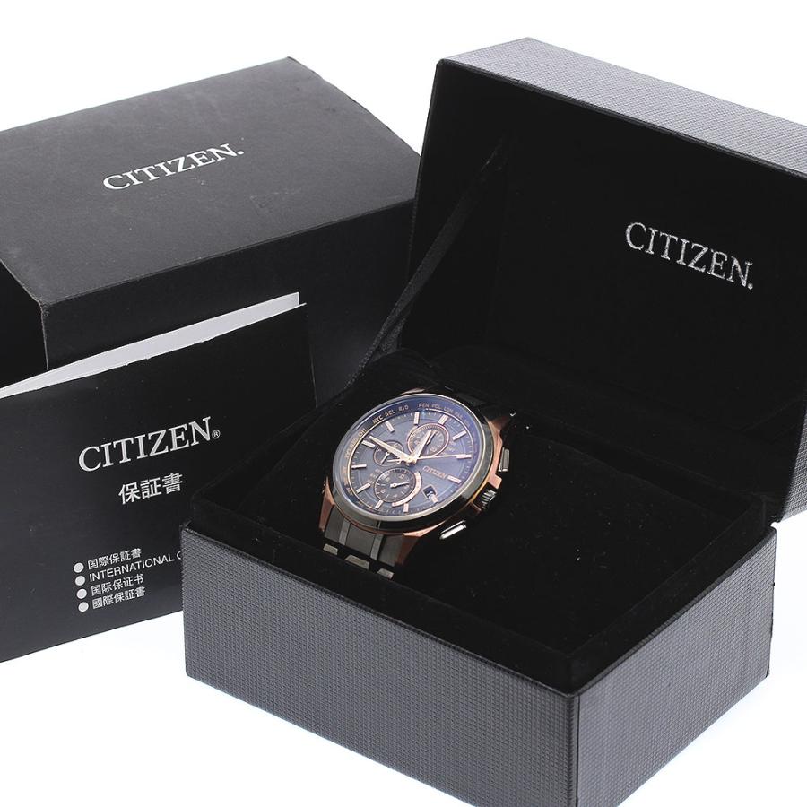 CITIZEN シチズン H804-T021395/AT8044-64E アテッサ エコドライブ ソーラー電波 メンズ 内箱・保証書付き ...