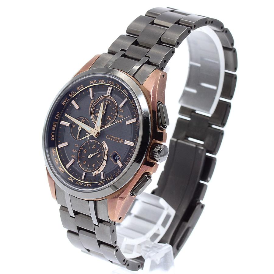 CITIZEN シチズン H804-T021395/AT8044-64E アテッサ エコドライブ ソーラー電波 メンズ 内箱・保証書付き ...