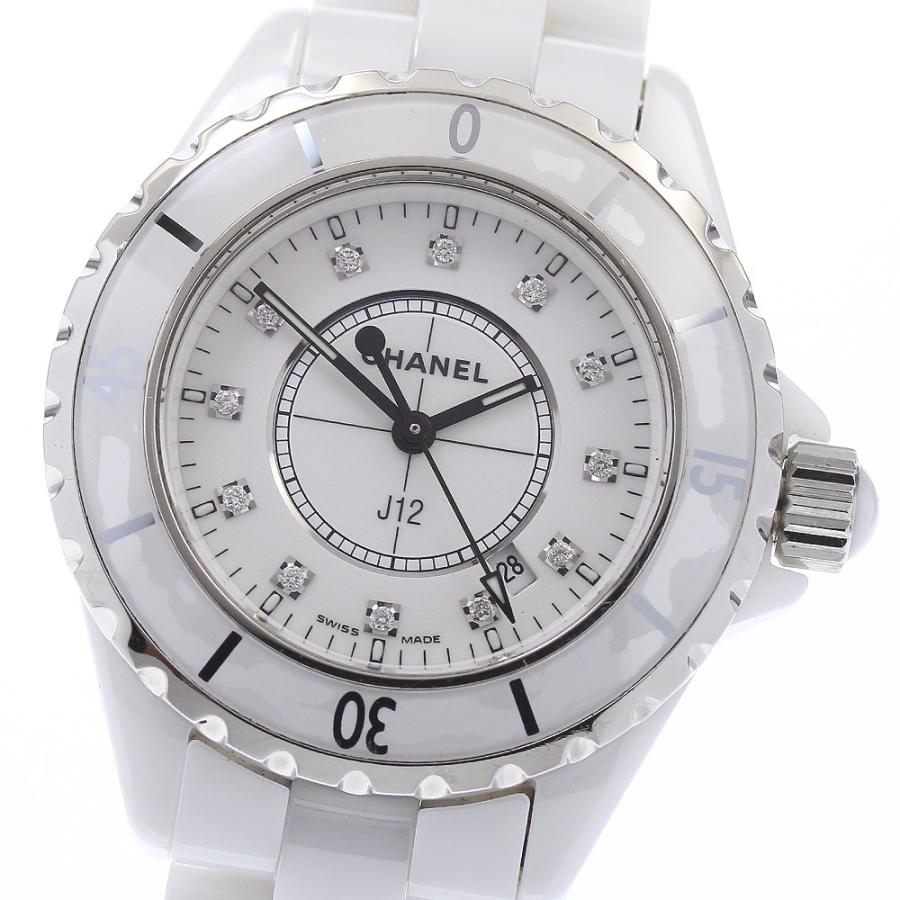 CHANEL 訳あり シャネル H1628 J12 白セラミック 12Pダイヤ クォーツ レディース 保証書付き_876290 : CLOSER Yahoo!ショップ - 通販 - Yahoo ...