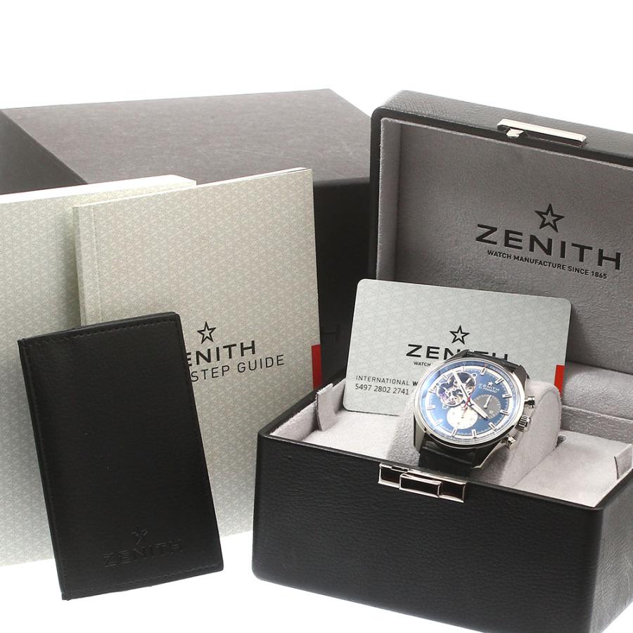 ZENITH（時計） ゼニス ZENITH 03.2040.4061 クロノマスター エルプリメロ オープン 自動巻き メンズ 良品 箱・保証書付き メーカーOH済_877053 ...