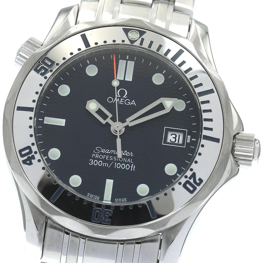 OMEGA オメガ 2562.80 シーマスター300 デイト クォーツ ボーイズ 良品 _877193 : CLOSER Yahoo!ショップ - 通販 - Yahoo!ショッピング