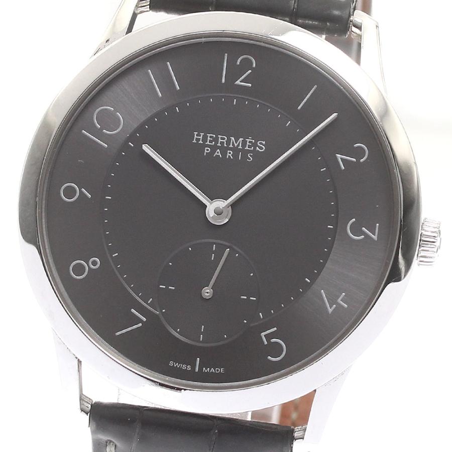 HERMES エルメス CA2.810 スリム ドゥ スモールセコンド 自動巻き メンズ _877303 : CLOSER Yahoo!ショップ - 通販 - Yahoo!ショッピング