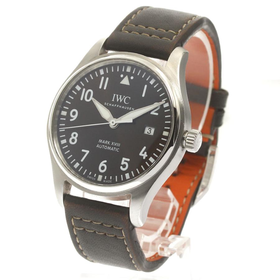 IWC SCHAFFHAUSEN IW327003 パイロット・ウォッチ・マーク XVIII デイト 自動巻き メンズ 保証書付き ...