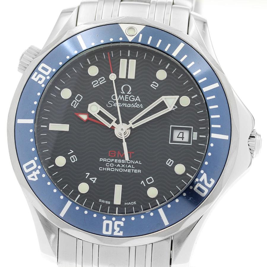 OMEGA オメガ 2535.80 シーマスター300 GMT 自動巻き メンズ _877668 : CLOSER Yahoo!ショップ ...