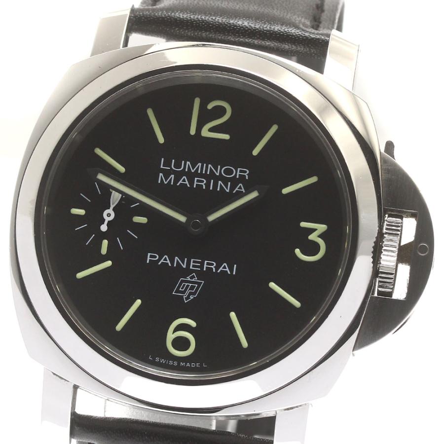 OFFICINE PANERAI パネライ PAM00776 ルミノール マリーナ ロゴ 手巻き メンズ 保証書付き_877782 : CLOSER Yahoo!ショップ - 通販 ...