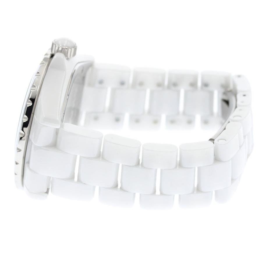 CHANEL（シャネル） CHANEL H1759 J12 38mm 白セラミック センターダイヤ 12Pダイヤ 自動巻き メンズ ...