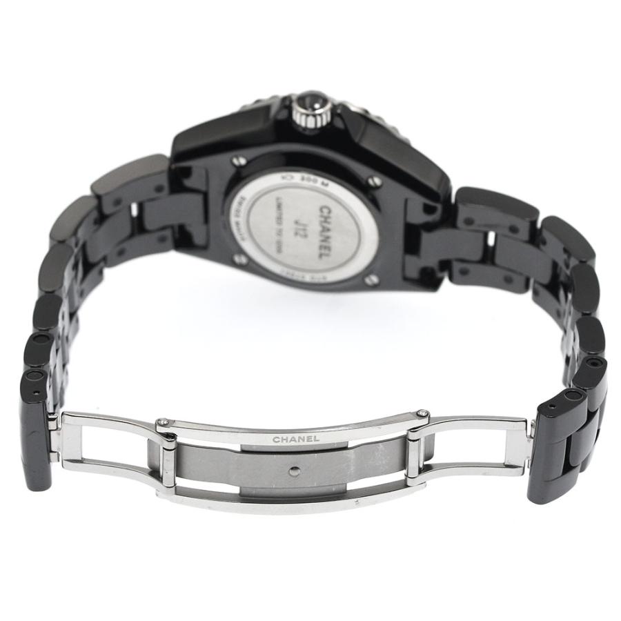 CHANEL シャネル H7121 J12 エレクトロ ブラックセラミック 限定1255本 クォーツ レディース 良品 _877990 ...