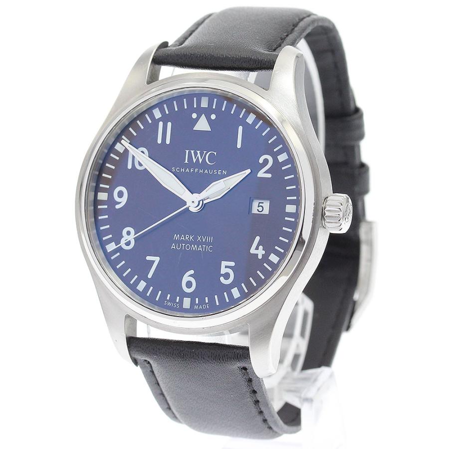 IWC SCHAFFHAUSEN IW327003 パイロット・ウォッチ・マーク XVIII 自動巻き メンズ 良品 保証書付き_878044 ...