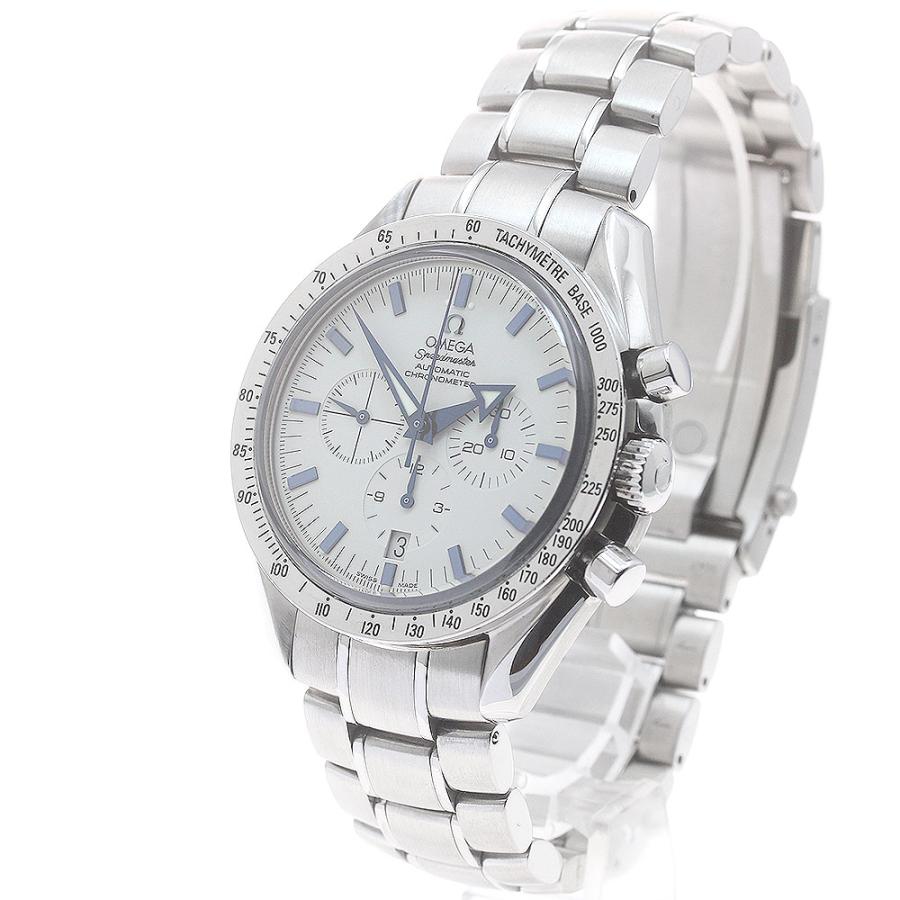 OMEGA オメガ 3551.20 スピードマスター ブロードアロー デイト クロノグラフ 自動巻き メンズ 保証書付き_878062 ...