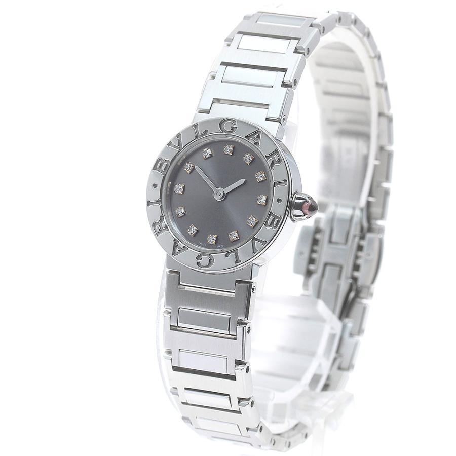 BVLGARI ブルガリ BB23SS ブルガリブルガリ 12Pダイヤ グレー文字盤 クォーツ レディース _878159 : CLOSER Yahoo!ショップ - 通販 - Yahoo ...