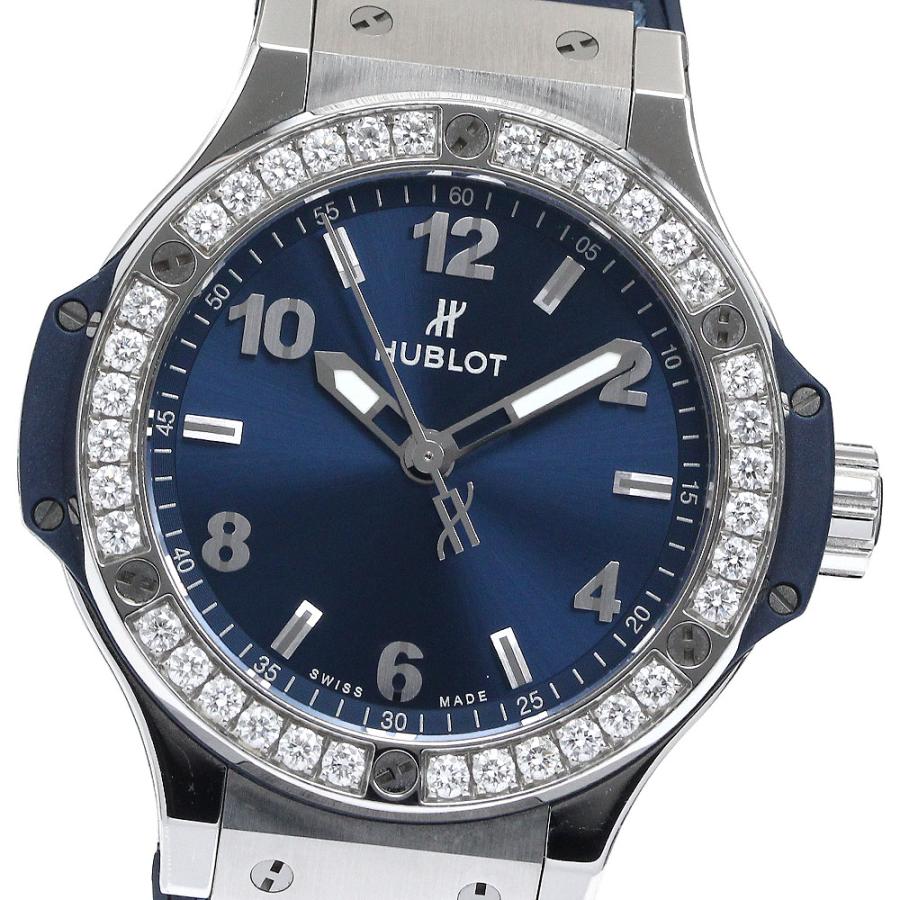 HUBLOT ウブロ 361.SX.7170.LR.1204 ビッグバン スチールブルー ダイヤベゼル クォーツ ボーイズ _878182 : CLOSER Yahoo!ショップ - 通販 ...