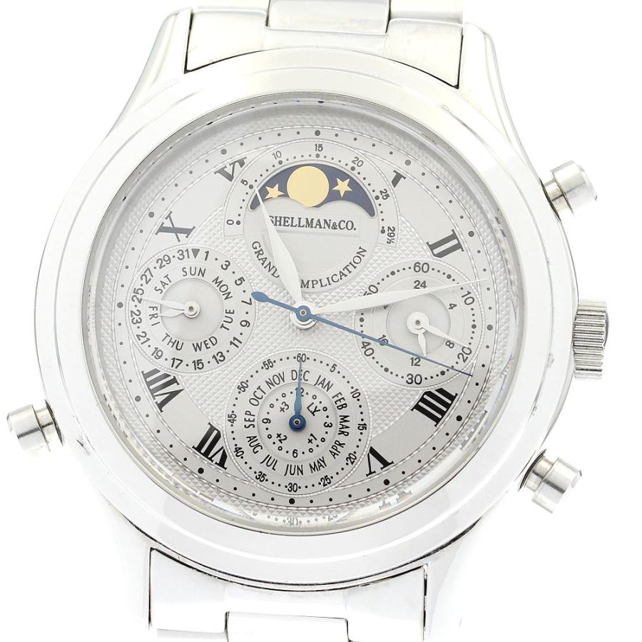 シェルマン Shellman 6771-H32167 グランドコンプリケーション クロノグラフ クォーツ メンズ 箱・保証書付き_878303 ...
