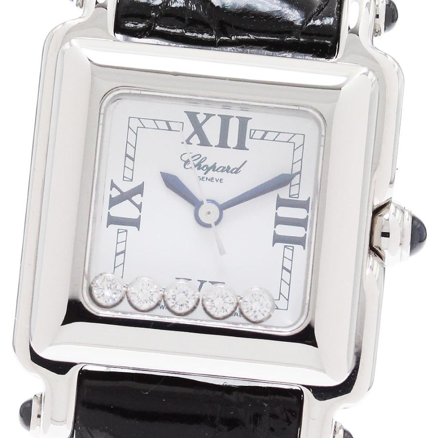 Chopard ショパール 27/8892-23 ハッピースポーツ スクエア 5Pダイヤ クォーツ レディース 美品 _878410 : CLOSER Yahoo!ショップ - 通販 ...