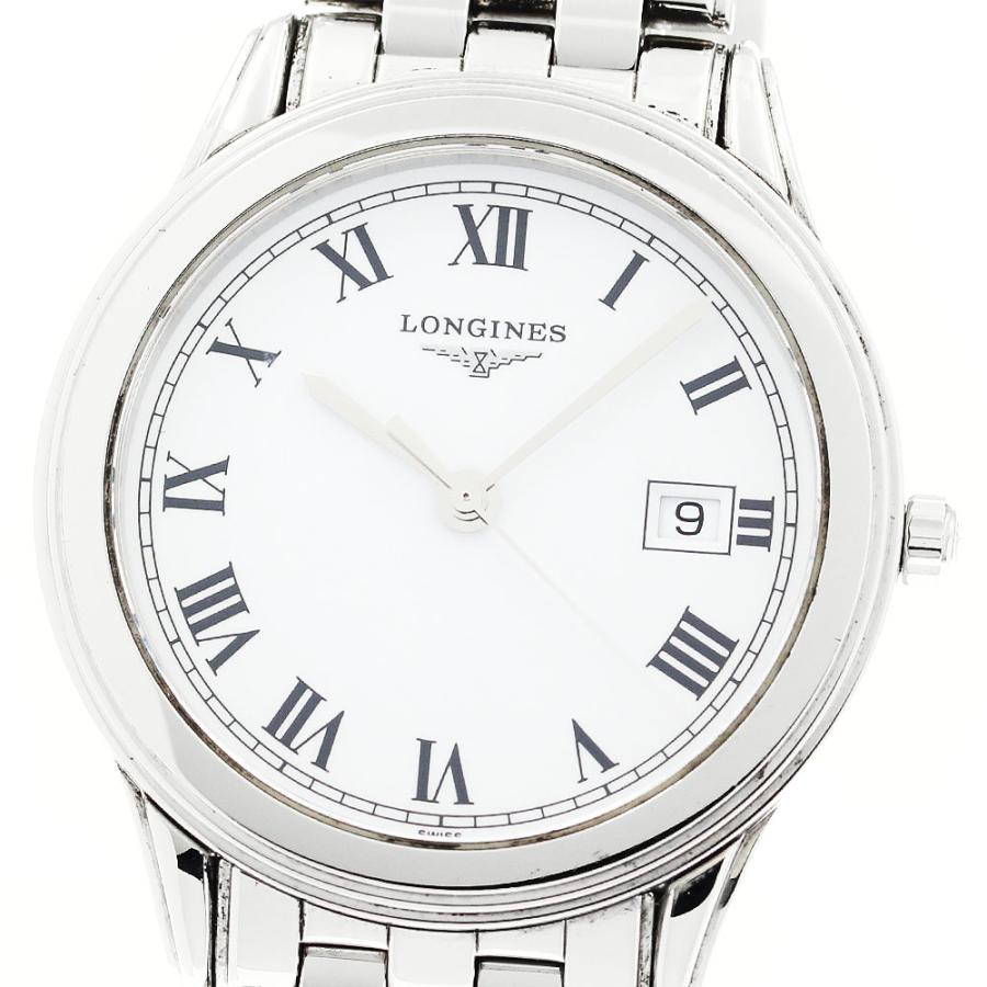 LONGINES ロンジン L4.716.4 フラッグシップ デイト クォーツ メンズ _878695 : CLOSER Yahoo!ショップ - 通販 - Yahoo!ショッピング