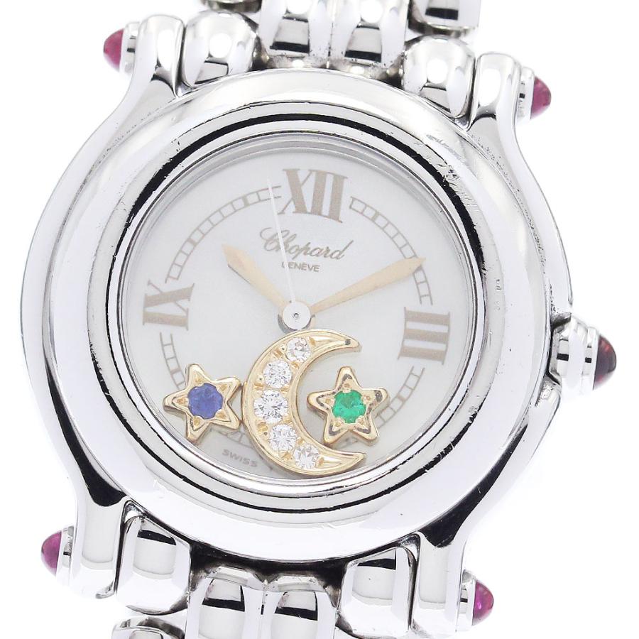 Chopard ショパール 27/8250-21 ハッピースポーツ ムーン＆スター クォーツ レディース 保証書付き_879742 : CLOSER Yahoo!ショップ - 通販 ...