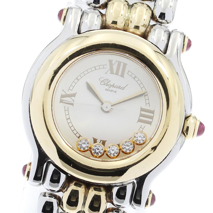 Chopard ショパール 27/8278-21 ハッピースポーツ 5Pダイヤ クォーツ レディース _879774 : CLOSER Yahoo!ショップ - 通販 - Yahoo!ショッピング