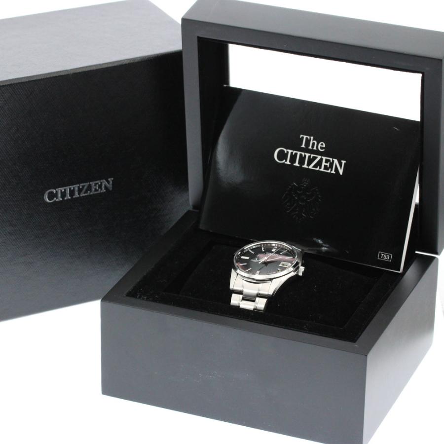 CITIZEN シチズン A010-T018530/AQ1010-54E ザ・シチズン エコドライブ ソーラー メンズ 箱付き_879790 ...