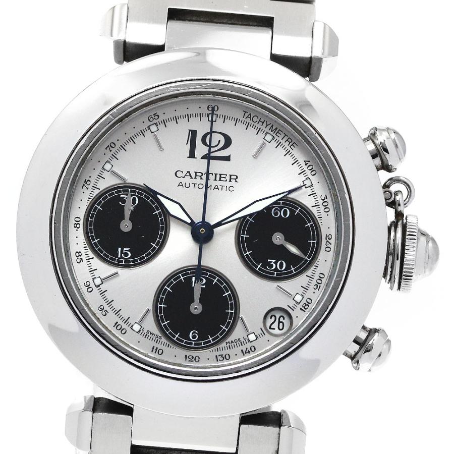 Cartier カルティエ CARTIER パシャC クロノグラフ 自動巻き ボーイズ _879804 : CLOSER Yahoo!ショップ - 通販 - Yahoo!ショッピング