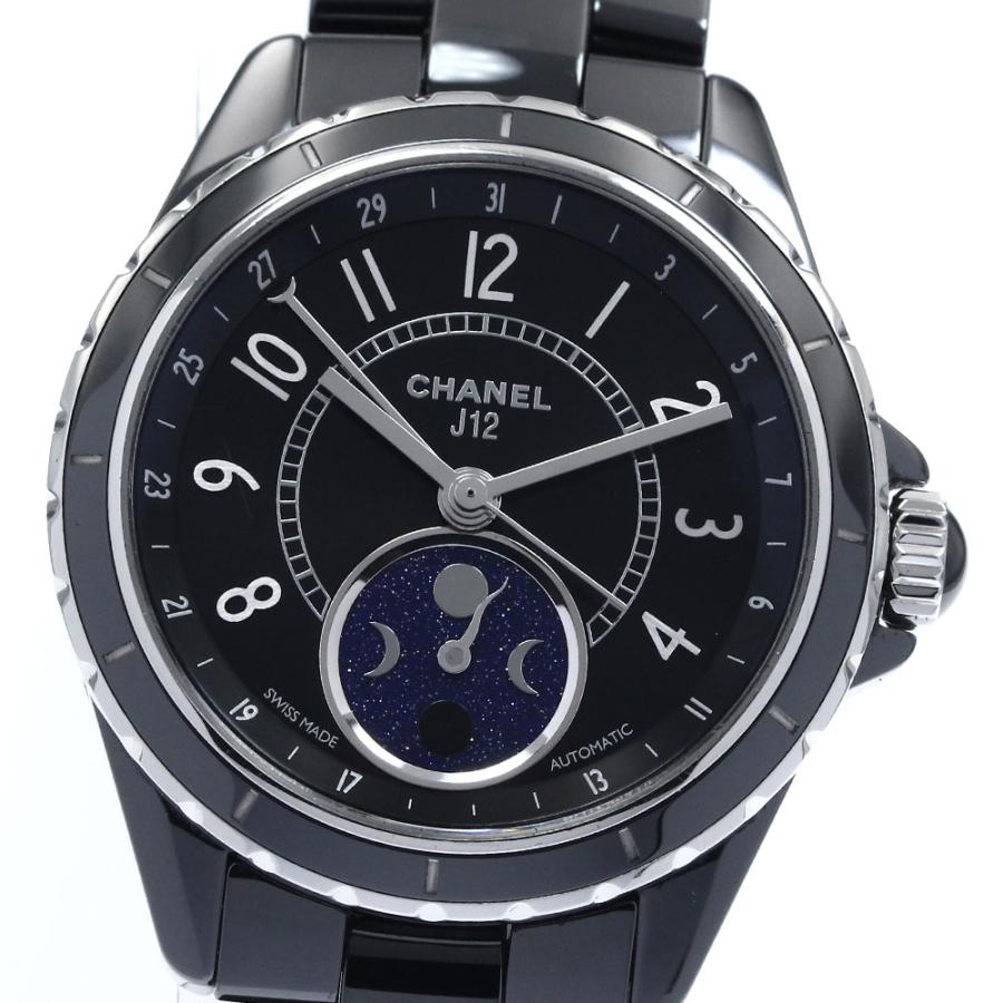 CHANEL シャネル H3406 J12 ファーズドゥリュヌ ムーンフェイズ 自動巻き メンズ 保証書付き_879809 : CLOSER ...