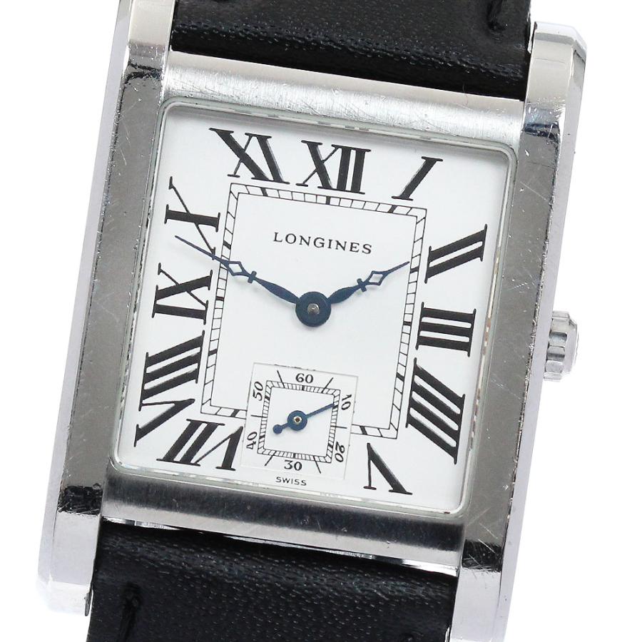 LONGINES ロンジン L5.673.4 スクエア スモールセコンド クォーツ メンズ 保証書付き_879854 : CLOSER Yahoo!ショップ - 通販 - Yahoo!ショッピング