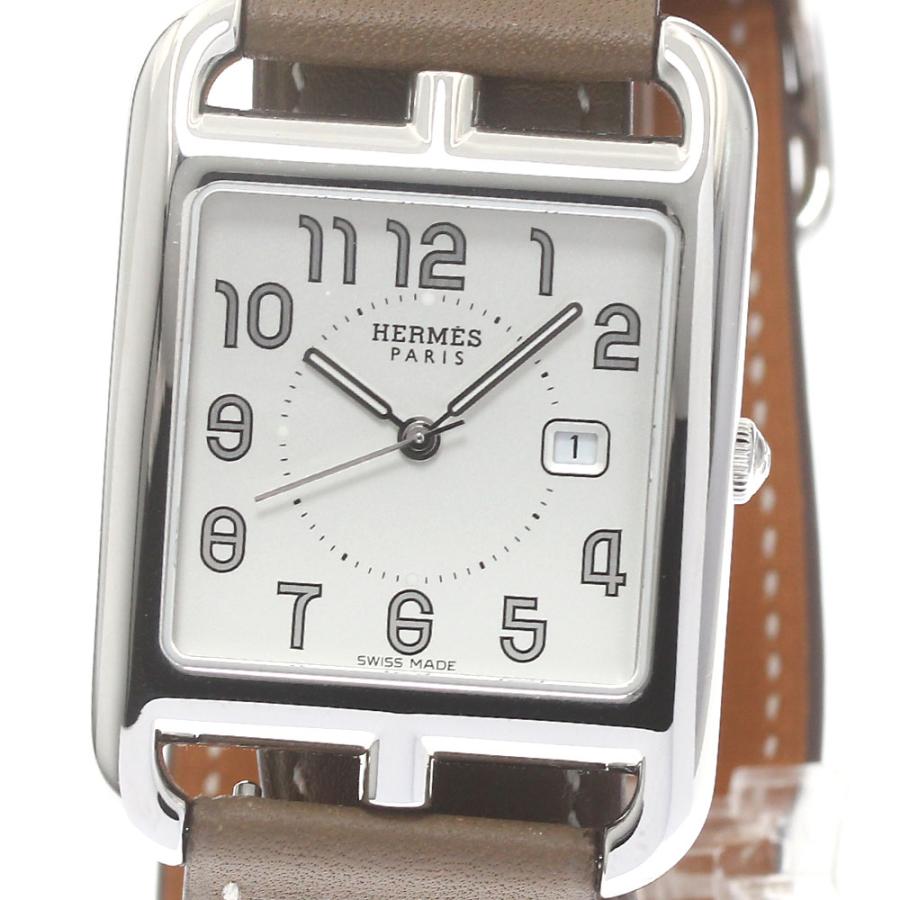 HERMES エルメス CC2.710 ケープコッド ドゥブルトゥール クォーツ メンズ 極美品 箱・保証書付き_879918 : CLOSER Yahoo!ショップ - 通販 - Yahoo ...
